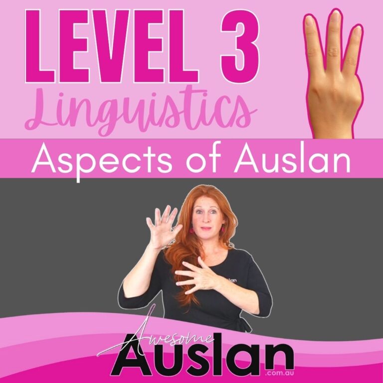 Aspects of Auslan - Awesome Auslan